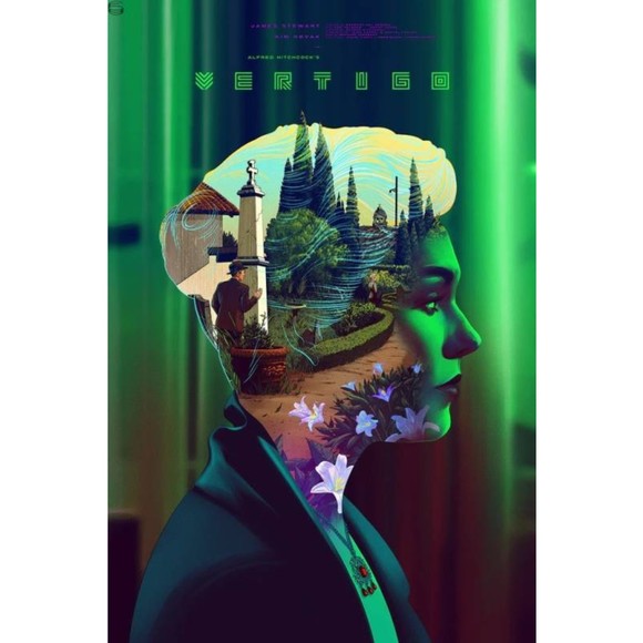 Art | Kevin Tong Vertigo Reg Mondo Rare Hitchcock | Poshmark